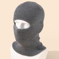 China Custom Recycled Acrylic Knitted Balaclava Winter Ski Beanie Hat Full Face Mask 100% RPET for sale