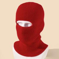 China Custom Recycled Acrylic Knitted Balaclava Winter Ski Beanie Hat Full Face Mask 100% RPET for sale