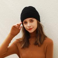 China Wholesale Eco Friendly Cashmere Wool Beanie for Women Girls Autumn Winter Knitted Hat Custom Size for sale