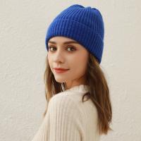 China Wholesale Eco Friendly Cashmere Wool Beanie for Women Girls Autumn Winter Knitted Hat Custom Size for sale