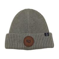 China Custom Sustainable RPET Yarn Beanie Made from Recycled Plastic Water Bottles 100% RPET for sale
