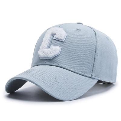 China Eco Custom Terry Chenille Patch Snap Back Dad Hat Baseball Cap 100% Washed Cotton for sale