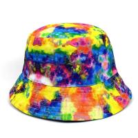 China Experience Comfort And Durability Custom Tie-Dye Bucket Hat In Multi Colors for sale