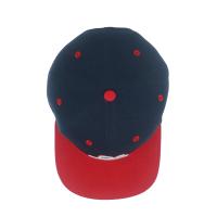 China Custom Flat Brim Snapback Hat Cotton Adjustable Cap One Size Fits All for sale