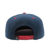 China Custom Flat Brim Snapback Hat Cotton Adjustable Cap One Size Fits All for sale