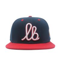China Custom Flat Brim Snapback Hat Cotton Adjustable Cap One Size Fits All for sale