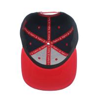 China Custom Flat Brim Snapback Hat Cotton Adjustable Cap One Size Fits All for sale