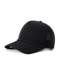 China 5 Panel Curved Brim Rope Golf Hats Waterproof Sports Baseabll Cap for sale