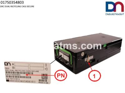 China Diebold Nixdorf 01750354803 DRC Dual Recycling Cassette Secure 1750354803 for sale