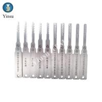 China Grandmaster 10-Piece Lock Picking Tool Set for ATM C-Grade Safes Metal Keys for sale