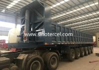 China Capacity 24Cbm Tipper Semi Trailer Truck With Leaf Spring Suspension for sale