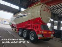 China 50000L Bulk Cement Semi Trailer Weichai Engine Cement Tanker Trailer for sale