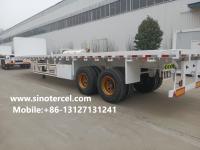 China 2 Axle Flatbed Semi Trailer Ultimate Solution For Heavy Duty Transportation Needs for sale