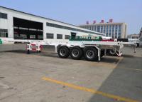 China 3 Axles Semi Truck Flatbed Trailer For Easy Loading And Unloading Of Cargo for sale