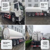 China Sinotruk Howo Sprinkler Water Tank Truck 20CBM 6 X 4 Euro 2 for sale