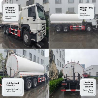 China Sinotruk Howo Sprinkler Water Tank Truck 20CBM 6 X 4 Euro 2 for sale