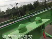 China 37 Tons Lifting Capacity 3 Axle Sidelifter Trailer with Side Unloading Capability for 20ft 40ft Containers for sale