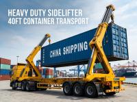 China 20ft Side Crane Trailer 37 Tons 40ft Side Lifter Container for sale