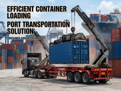 China Safe Loading With Sidelifter Trailer Side Unloading And Emergency Stop Button for sale