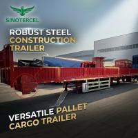China Tri Axles 60000kg Sidewall Semi Trailer For Container Transportation for sale