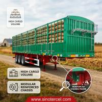 China 53 Foot Semi Cargo Trailers 30000kg Mechanical / Air Suspension for sale