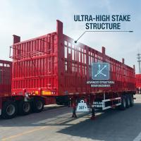 China 60t Fence Cargo Trailer LML9400TPB Semi Cargo Trailer For Animal Transport for sale