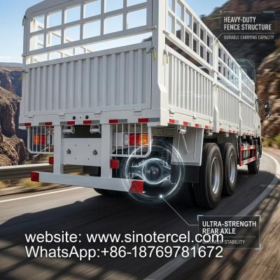 China 3 Axles 30T Strong Carry Stake Fence Semi Trailer for sale