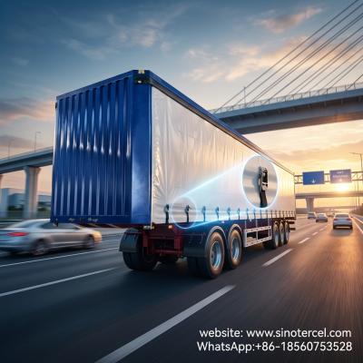 China Loading Unloading Personalized Box Semi Trailer With Pullable Fabric Sides for sale