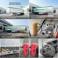 China SINOTERCEL 3-Axle High-Efficiency Fuel Transport Semi-Trailer with Q235 Carbon Steel Tank for sale