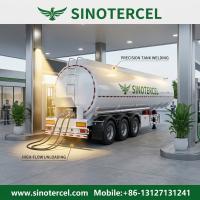 China 35CBM 3 Axle Fuel Tank Semi Trailer with ABS Option for sale