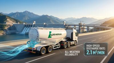 China 45T Bulk Cement Tank Semi Trailer 45000kg Cement Tanker Semi Trailer For Concrete for sale