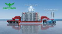 China 60T Modular Semi Trailer Low Loader Three Axles Hydraulic Suspension for sale