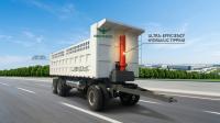 China White Fence Semi Trailer 40 Tons - 80 Tons Bumper Pull Flatbed Trailer for sale