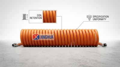 China Air Pipe Trailer Spare Parts Pneumatic Air Brake Spiral Hose for sale