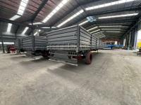China Pallet Transport Sidewall Semi Trailer  Cargo Container Trailer The side panels can be lowered for sale