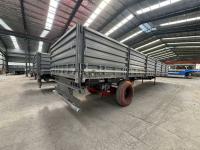 China Pallet Transport Sidewall Semi Trailer  Cargo Container Trailer The side panels can be lowered for sale