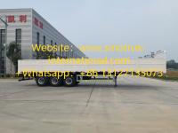 China HEAVY DUTY TRI-AXLE DUMP SEMI TRAILER EQUIPPED WITH FUWA BRAND AXLES AND 12R22.5 VACUUM TIRES WITH 45CBM LARGE CARGO VOLUME for sale