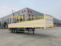China HEAVY DUTY TRI-AXLE DUMP SEMI TRAILER EQUIPPED WITH FUWA BRAND AXLES AND 12R22.5 VACUUM TIRES WITH 45CBM LARGE CARGO VOLUME for sale