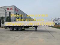 China HEAVY DUTY TRI-AXLE DUMP SEMI TRAILER EQUIPPED WITH FUWA BRAND AXLES AND 12R22.5 VACUUM TIRES WITH 45CBM LARGE CARGO VOLUME for sale