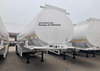 China Durable Fuel Tank Semi Trailer with 6mm End Plate Thickness 50#90# Kingpin and 45000 Liters Capacity for sale