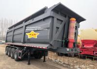 China 4 Axles tipper semi trailer featuring Fuwa Or Equivalent axlebrand perfect solution for construction site material delivery for sale