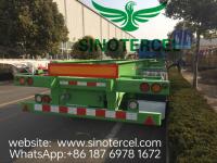 China High-Strength Steel Frame Skeletal Container Semi Trailer with Triple Axle Configuration and ABS Braking System for sale