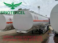 China 45,000 Liters fuel tanker semi trailer for sale