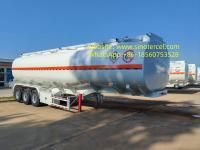 China Semi Tanker Trailer Pentane Semi Trailer 3 axles 30CBM -60CBM Material can be customized for sale
