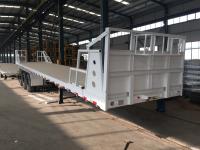 China Customization Semi Truck Flatbed Trailer Heavy Duty Durable Locks Optional for Secure Transport for sale
