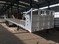 China Customization Semi Truck Flatbed Trailer Heavy Duty Durable Locks Optional for Secure Transport for sale