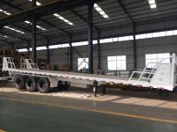 China Customization Semi Truck Flatbed Trailer Heavy Duty Durable Locks Optional for Secure Transport for sale