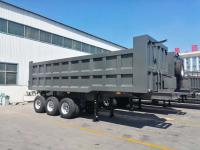 China 100 Ton Load Capacity 3 Axle 45CBM Dump Semi Trailer with FUWA Axles & 12.00R20 Heavy Duty Tyres for sale