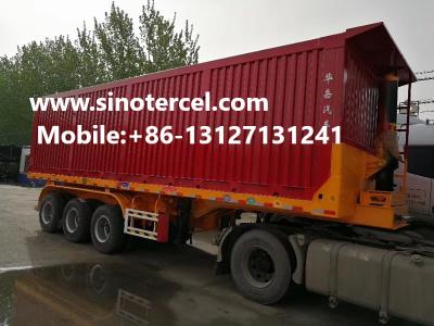 China 40-60T Tipper Semi Trailer 3 Axles Semi Tipper Trailer for sale