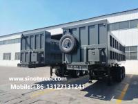 China 40-60T Tipper Semi Trailer 3 Axles Semi Tipper Trailer for sale